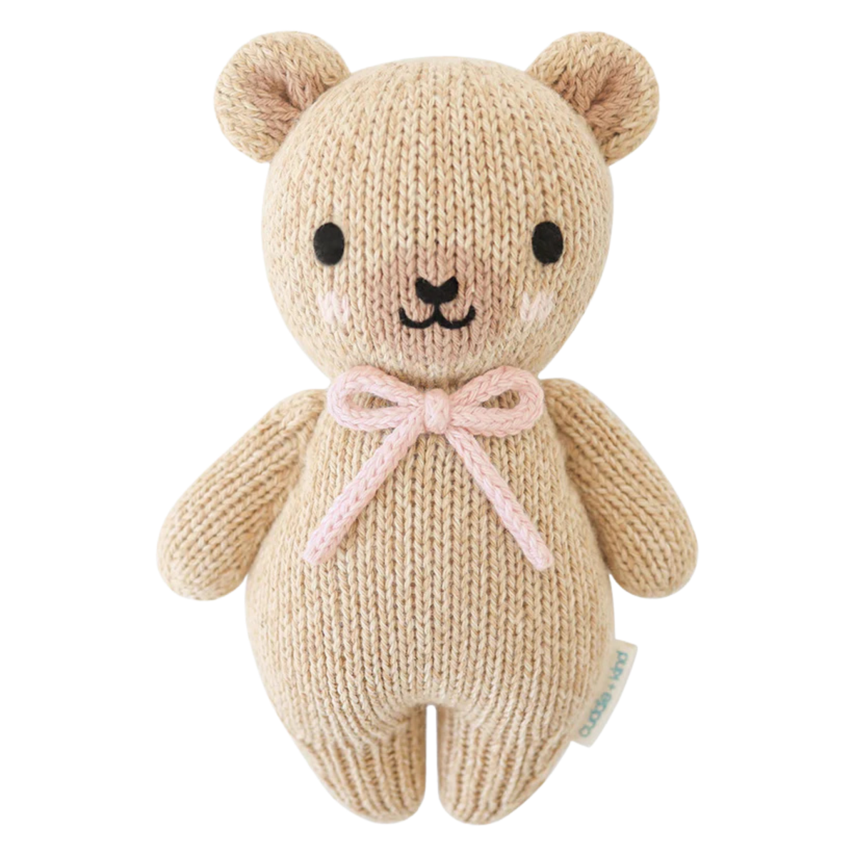 CUDDLE+KIND BABY ANIMAL | HONEY BEAR (BLUSH BOW) – Olive and August