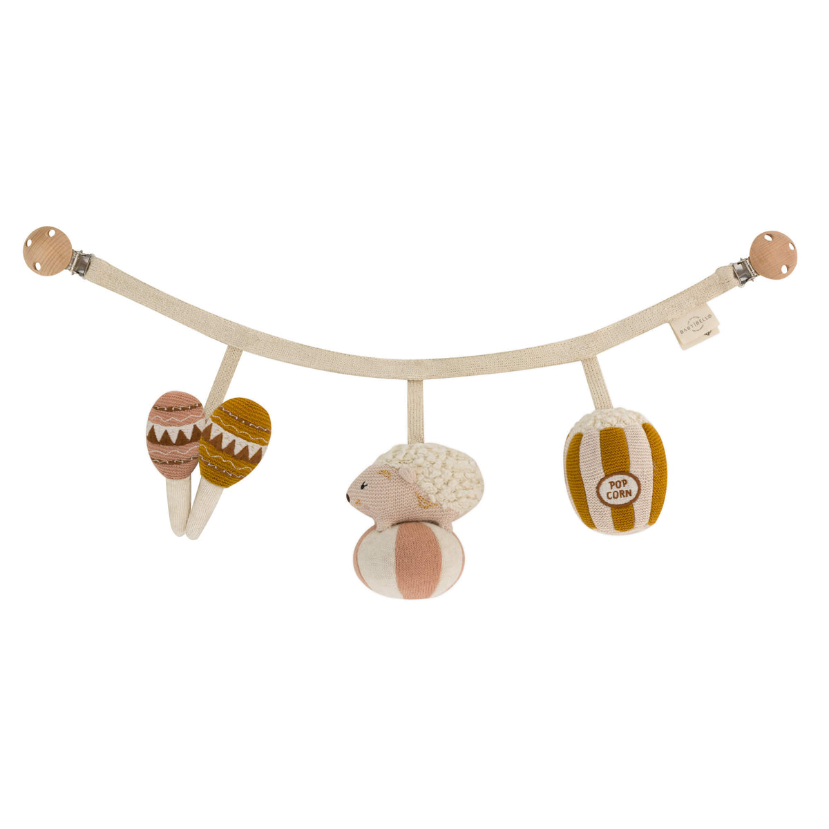 HENNY THE HEDGEHOG (ROSY) | PRAM TOY/CHAIN – Olive and August