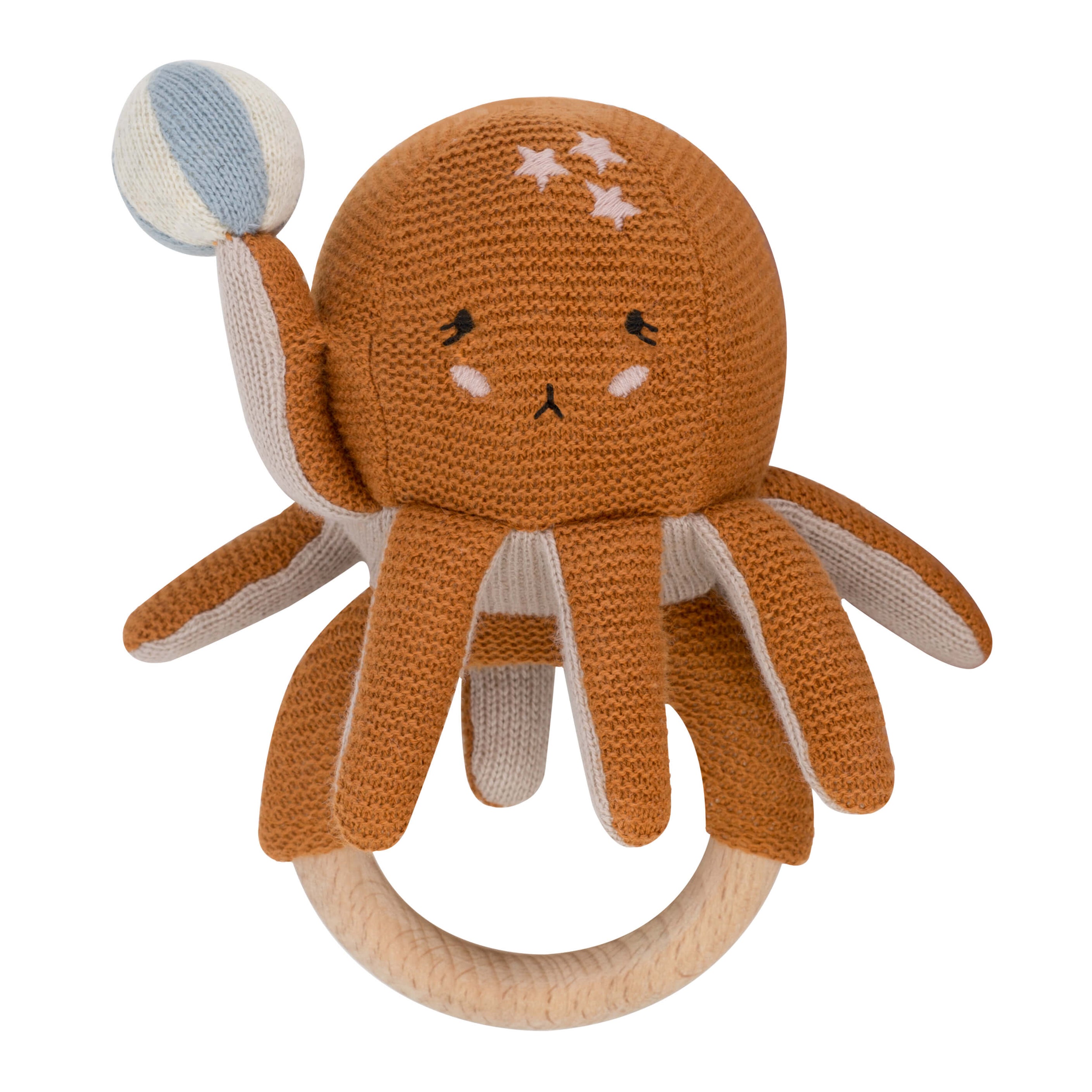 OZZY THE OCTOPUS | BABY RATTLE – Olive and August