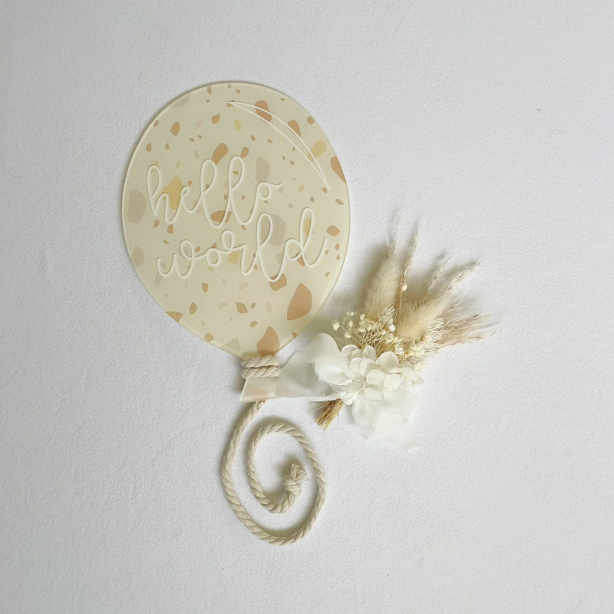 BALLOON BIRTH ANNOUNCEMENT | TERRAZZO – Olive and August